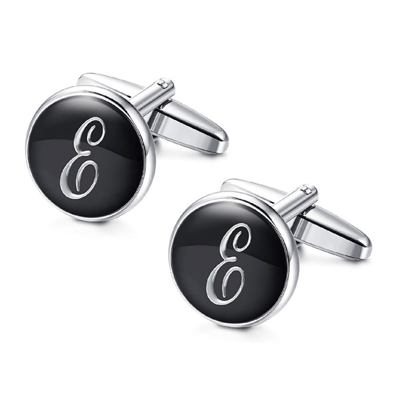Unbranded | Accessories | Mens Alphabet Letter E Initial Cuff Links ...